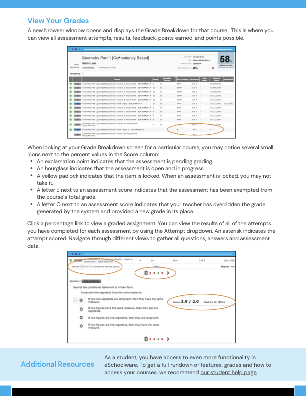 Student: Overview of Student Portal – Harris Digital Learning